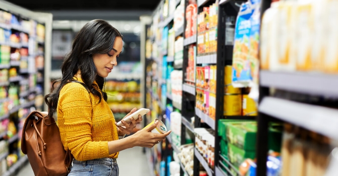 Handelsmarken als der Gewinner der Inflation