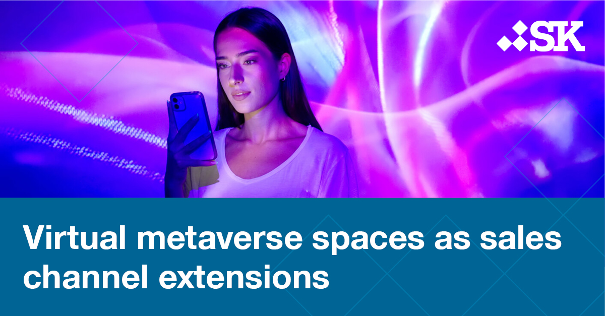 Virtual metaverse spaces enhance sales channel extensions