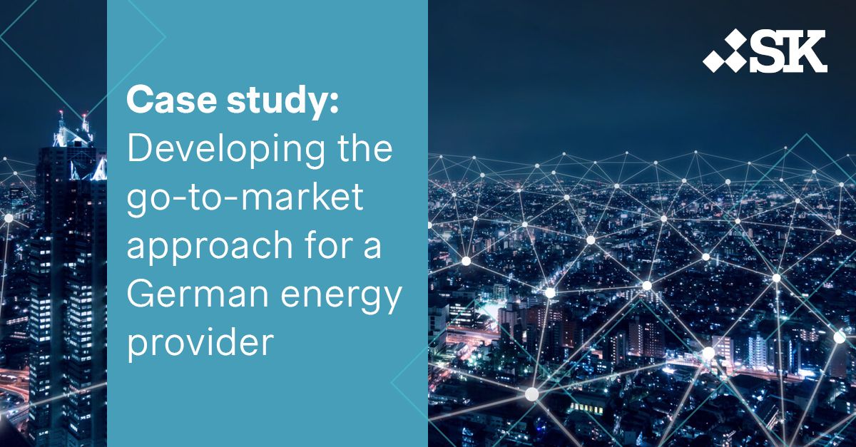 Building a go-to-market approach for a German energy provider
