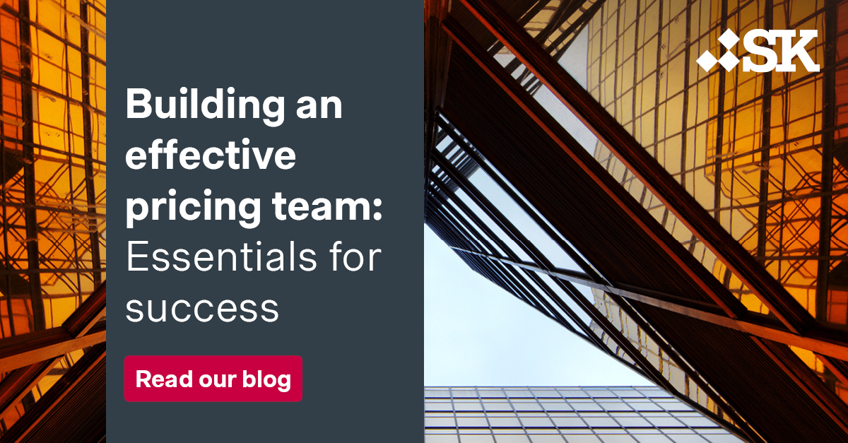 Setting up an effective B2B pricing organization